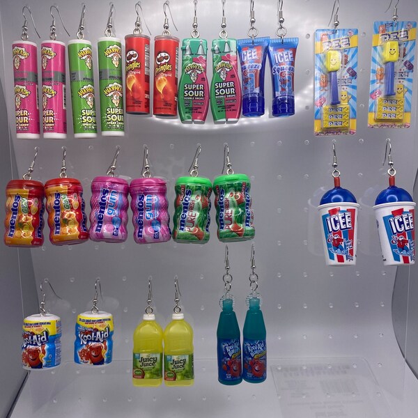 Wacky Earrings - Etsy