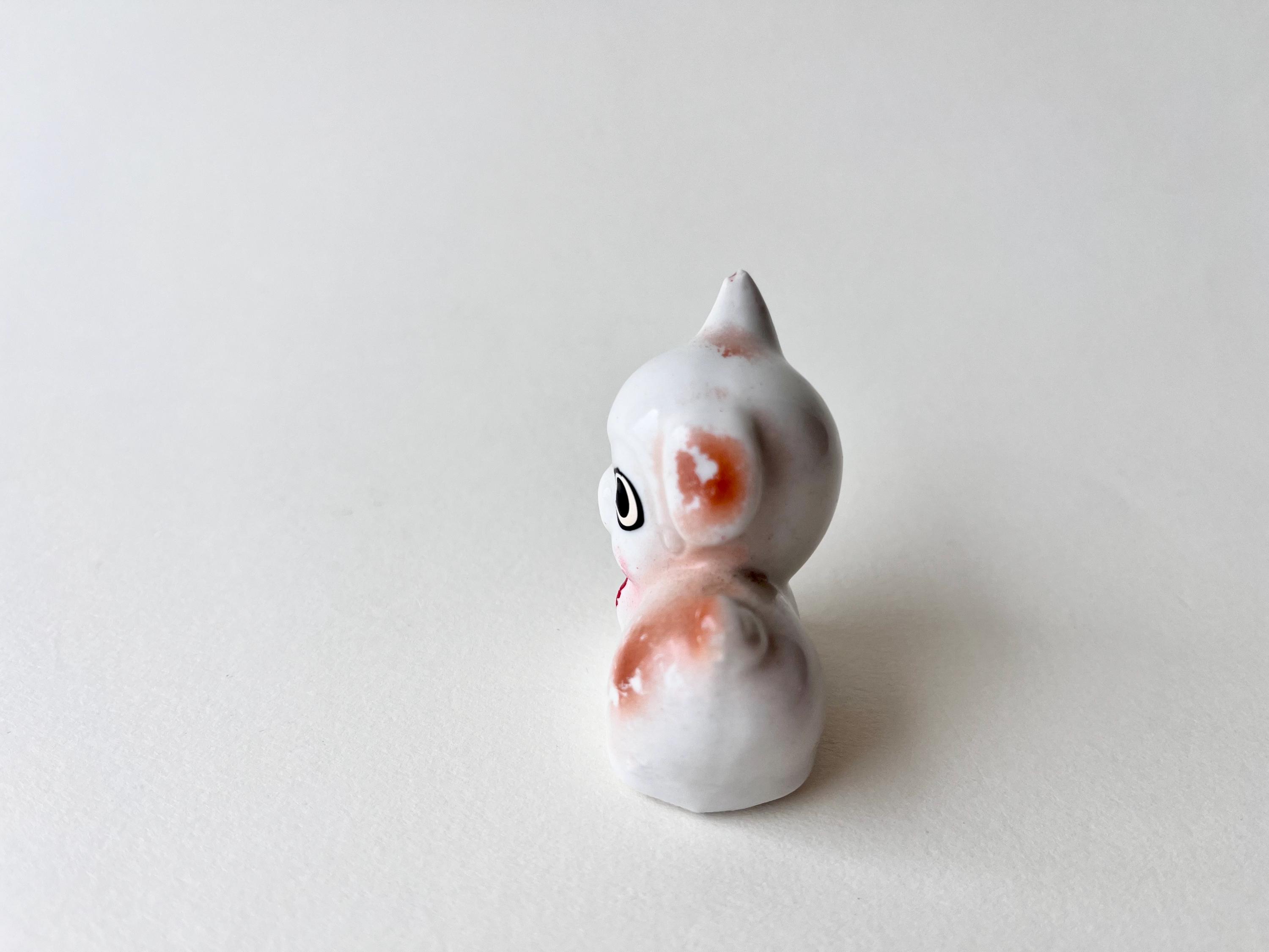 Tiny Vintage Anthropomorphic Pig and Frog Figurines Hand Painted Kitsch ...
