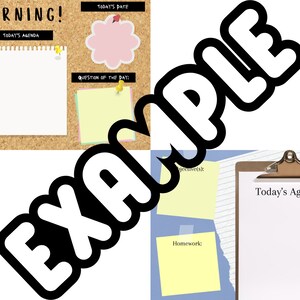 Daily Agenda Slides, Daily Agenda Template, Digital Daily Agenda ...