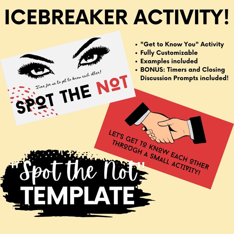 Icebreaker Game, Get to Know You Activity, Get to Know You Game, Back ...