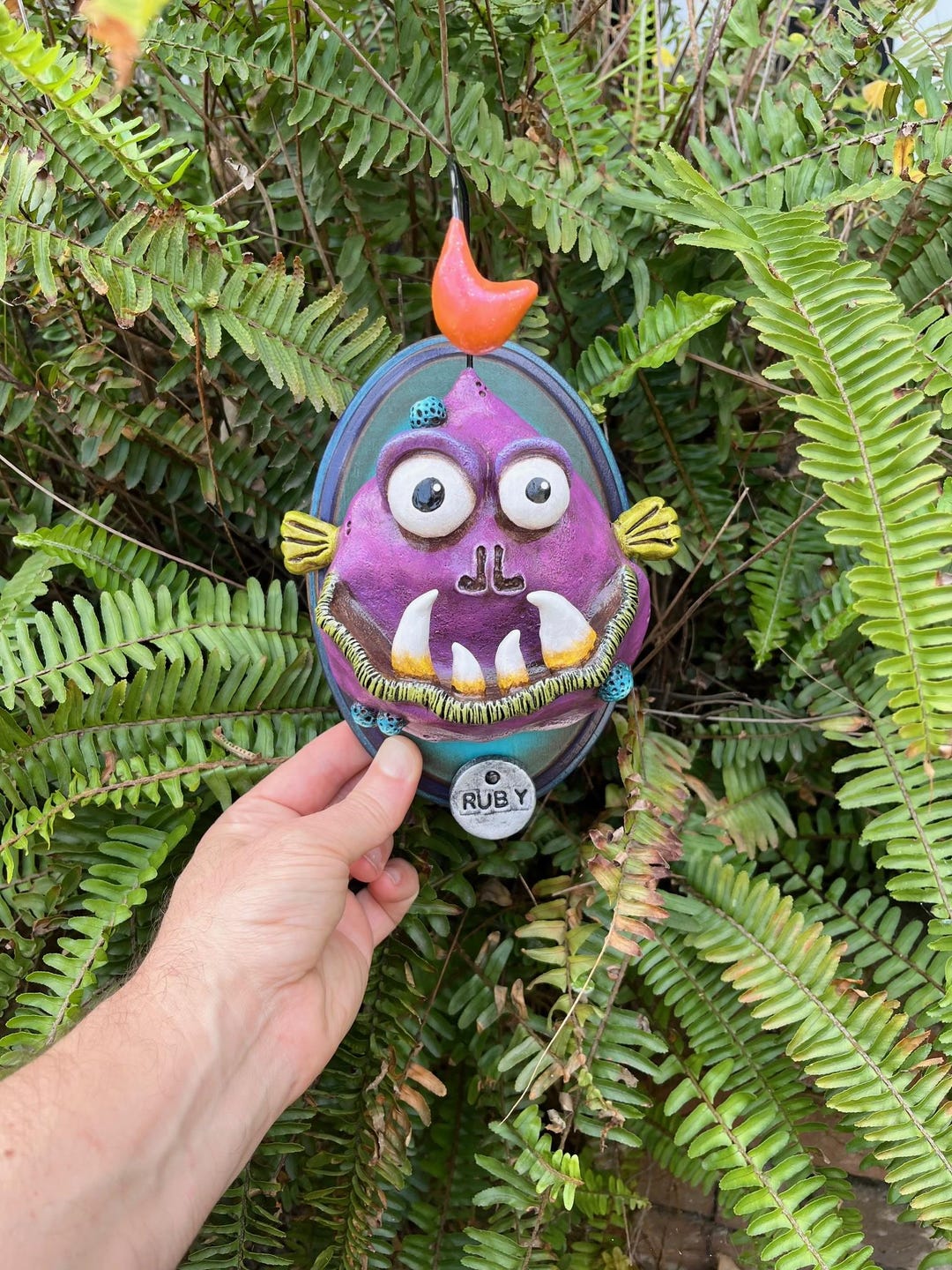 Anglerfish Wall Art: Faux Taxidermy Wall Art, Angler Fish Art, Tiki Bar ...