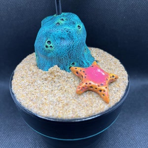 Large Pufferfish Sculpture: Puffer Fish Lover Gift, Tropical Tiki Bar ...