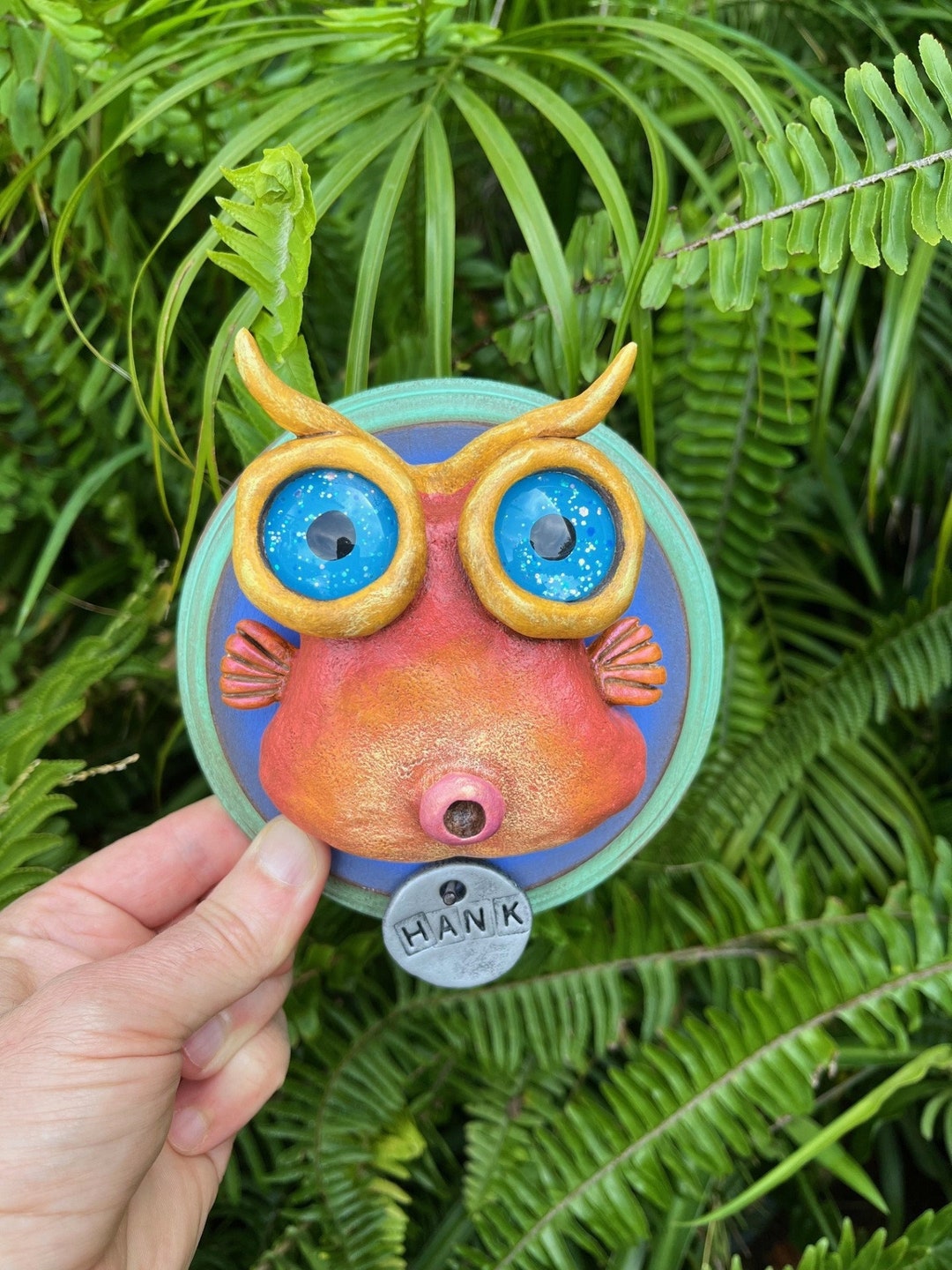 Cowfish Wall Art: Faux Taxidermy Clay Fish Sculpture, Cowfish Art ...