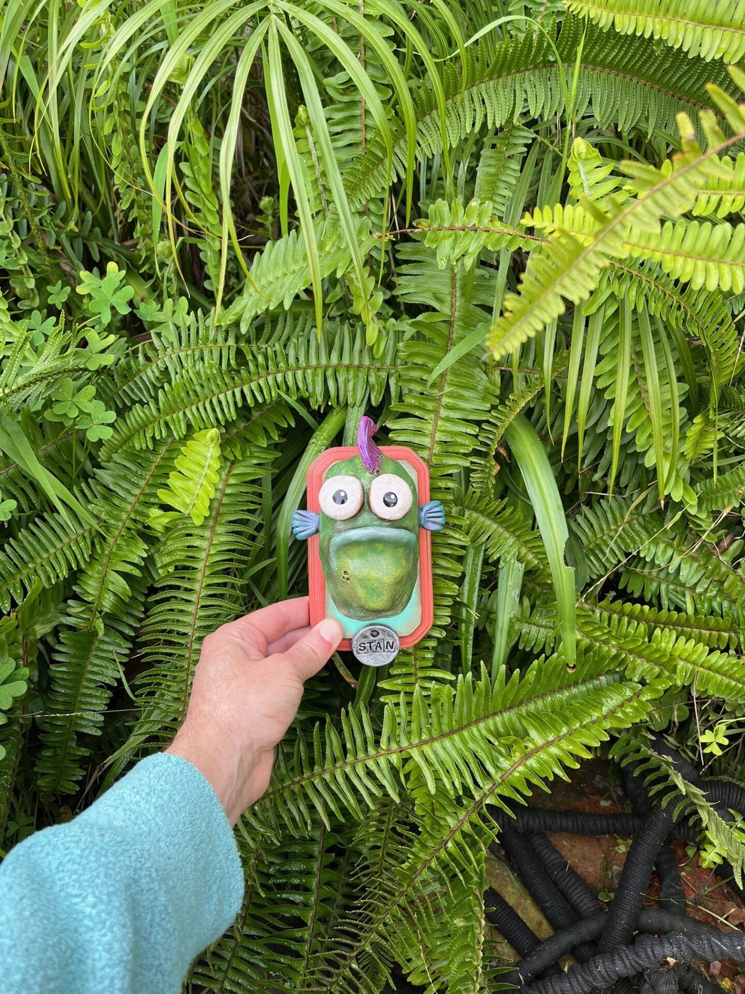 Funky Fish Wall Sculpture: Faux Taxidermy Clay Fish Sculpture, Fish ...