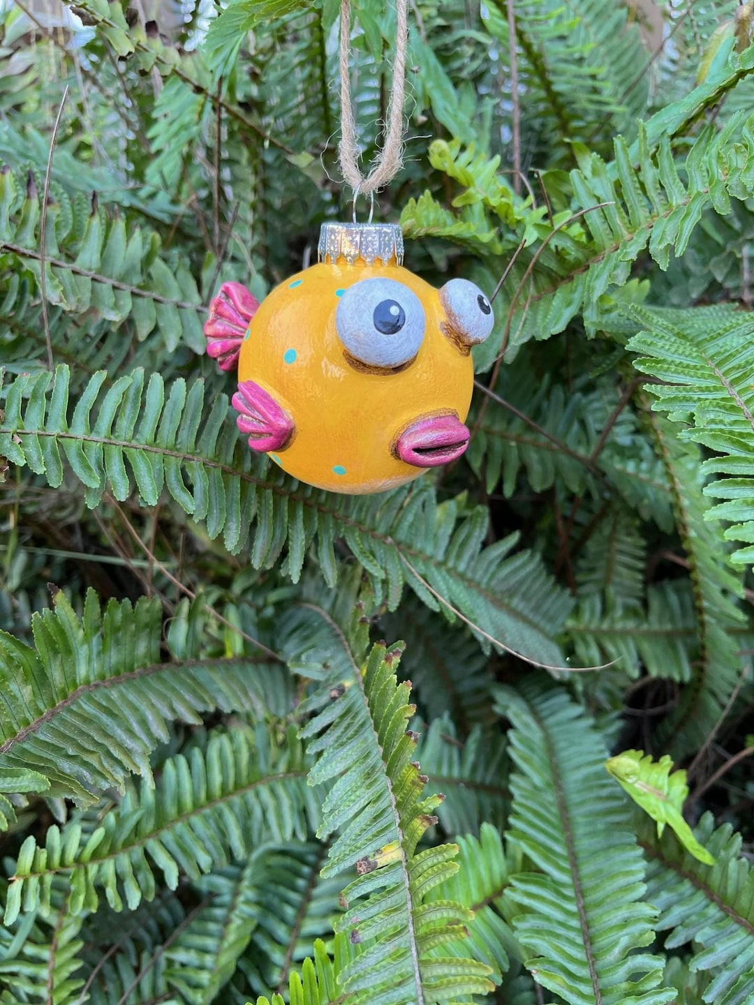 2.5hanging Pufferfish Ornament: Fish Christmas Ornament, Puffer Fish ...