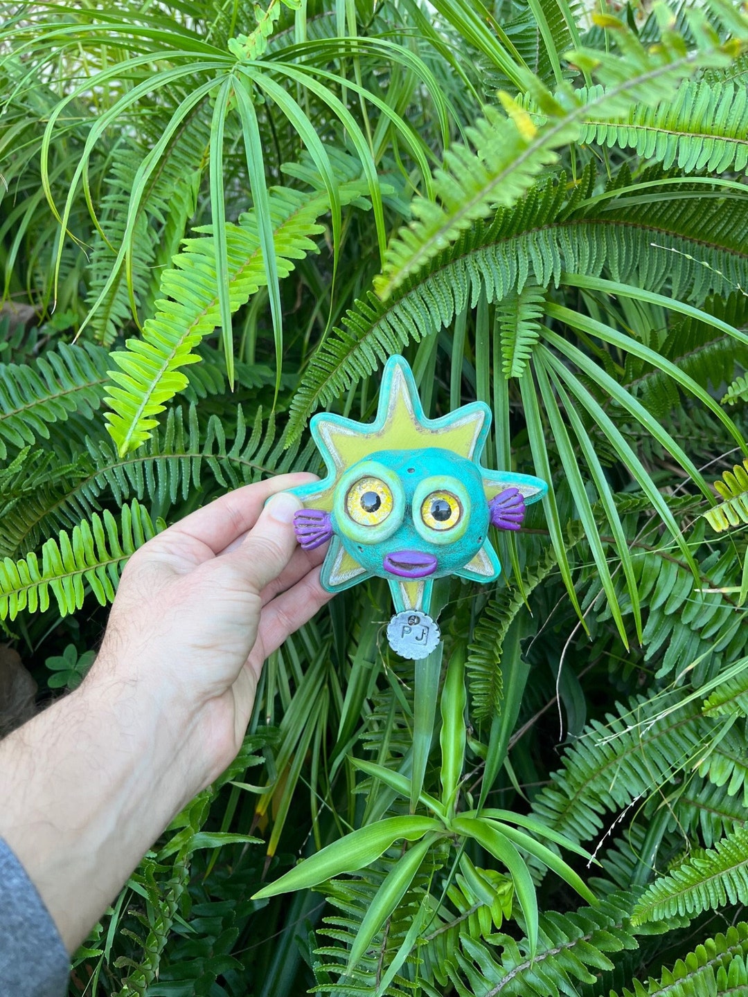 PJ the Pufferfish Fish Wall Sculpture: Faux Taxidermy Clay - Etsy