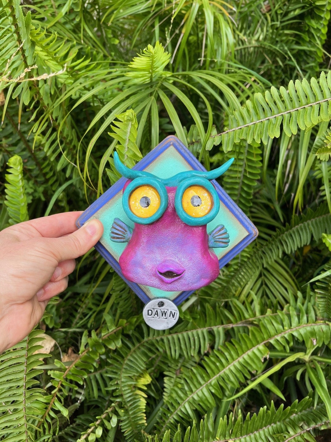 Cowfish Wall Art: Faux Taxidermy Clay Fish Sculpture, Cowfish Art ...