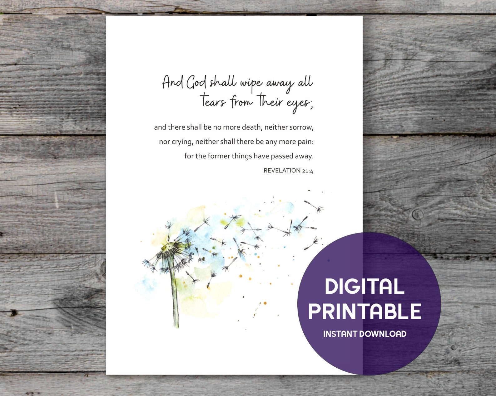 Religious Sympathy Card, Condolence Card, Bible Verse, Sympathy Message ...