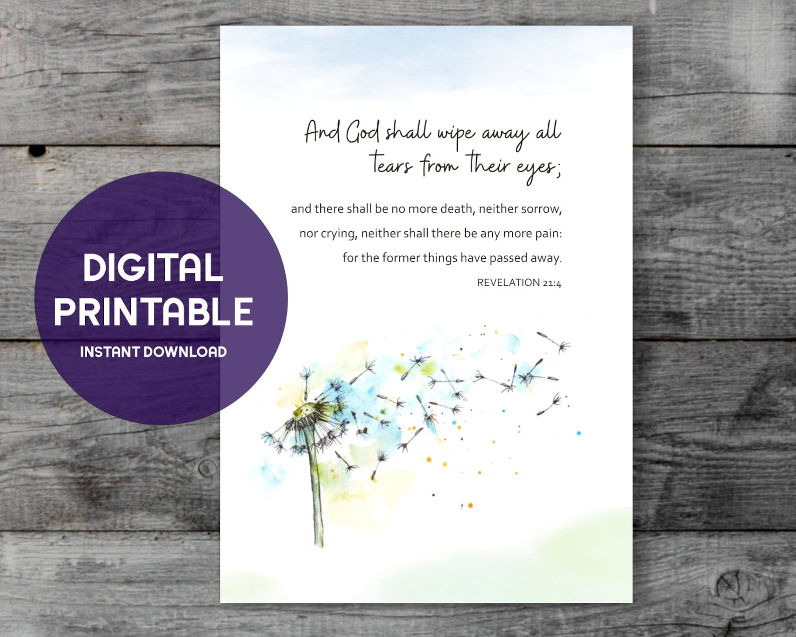 Religious Sympathy Card, Condolence Card, Bible Verse, Sympathy Message ...