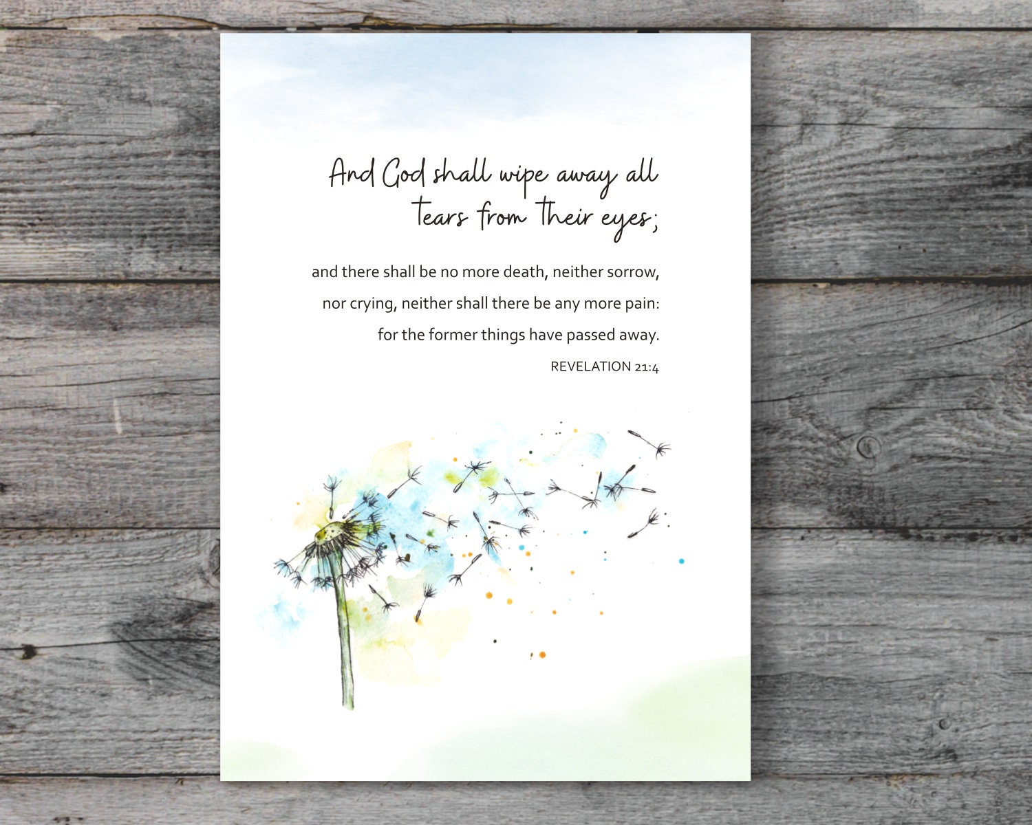 Religious Sympathy Card, Christian Sympathy Card, Condolence Card ...
