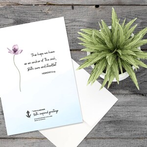 Baptism Card Set of 2 With Bible Quotes and Unique Religious Baptism ...