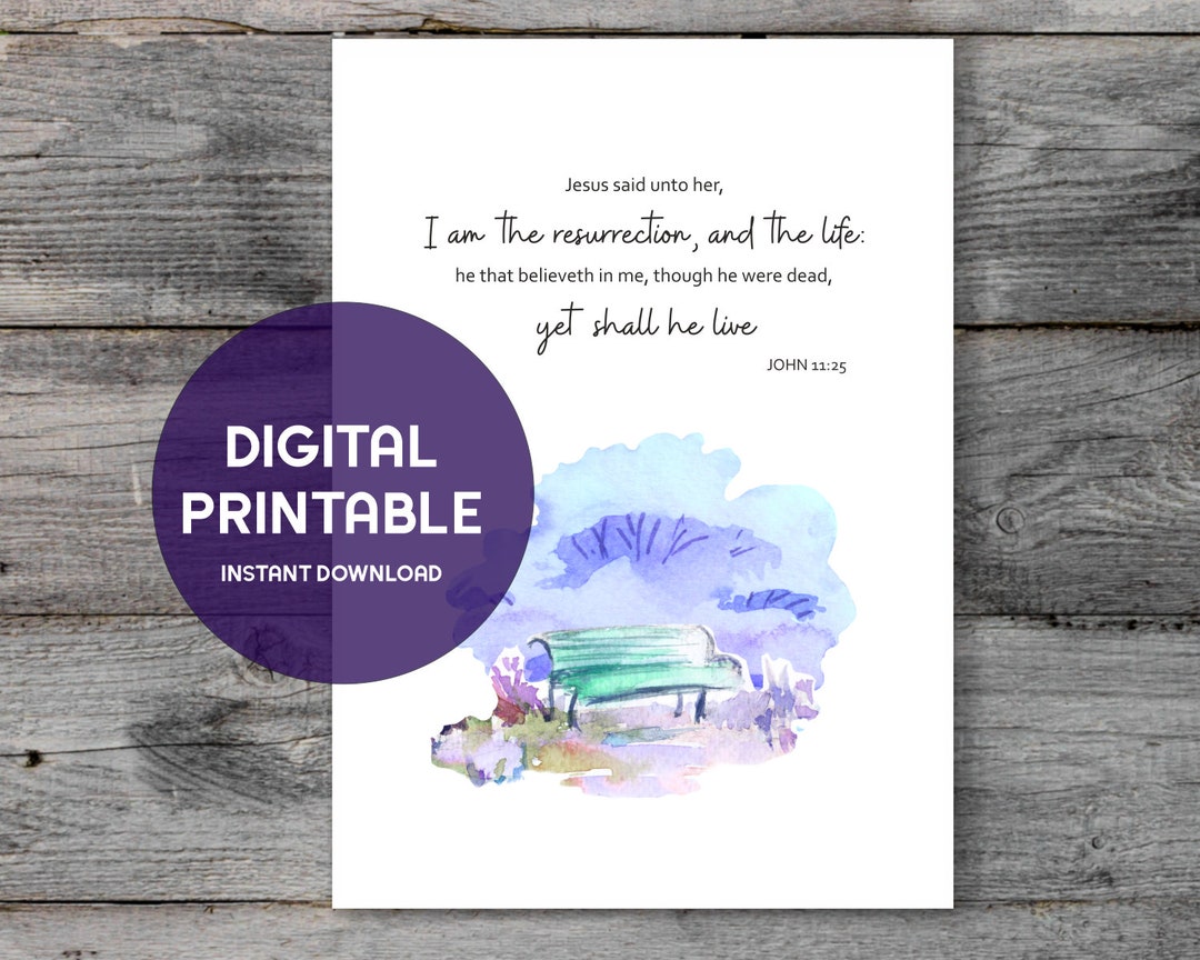 Christian Sympathy Card, Bible Verse, Sympathy Message - DIGITAL ...