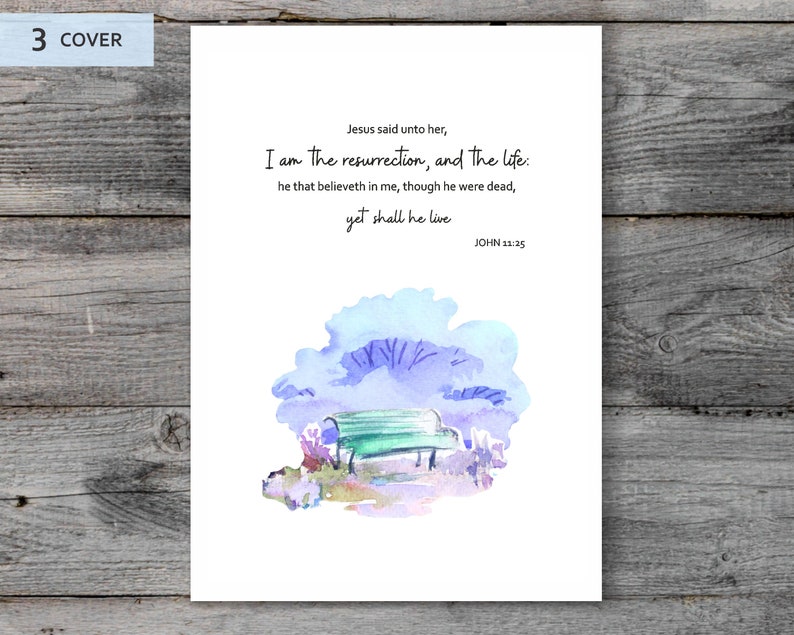 Sympathy Cards Set of 3, Religious Sympathy Cards, Christian Sympathy ...