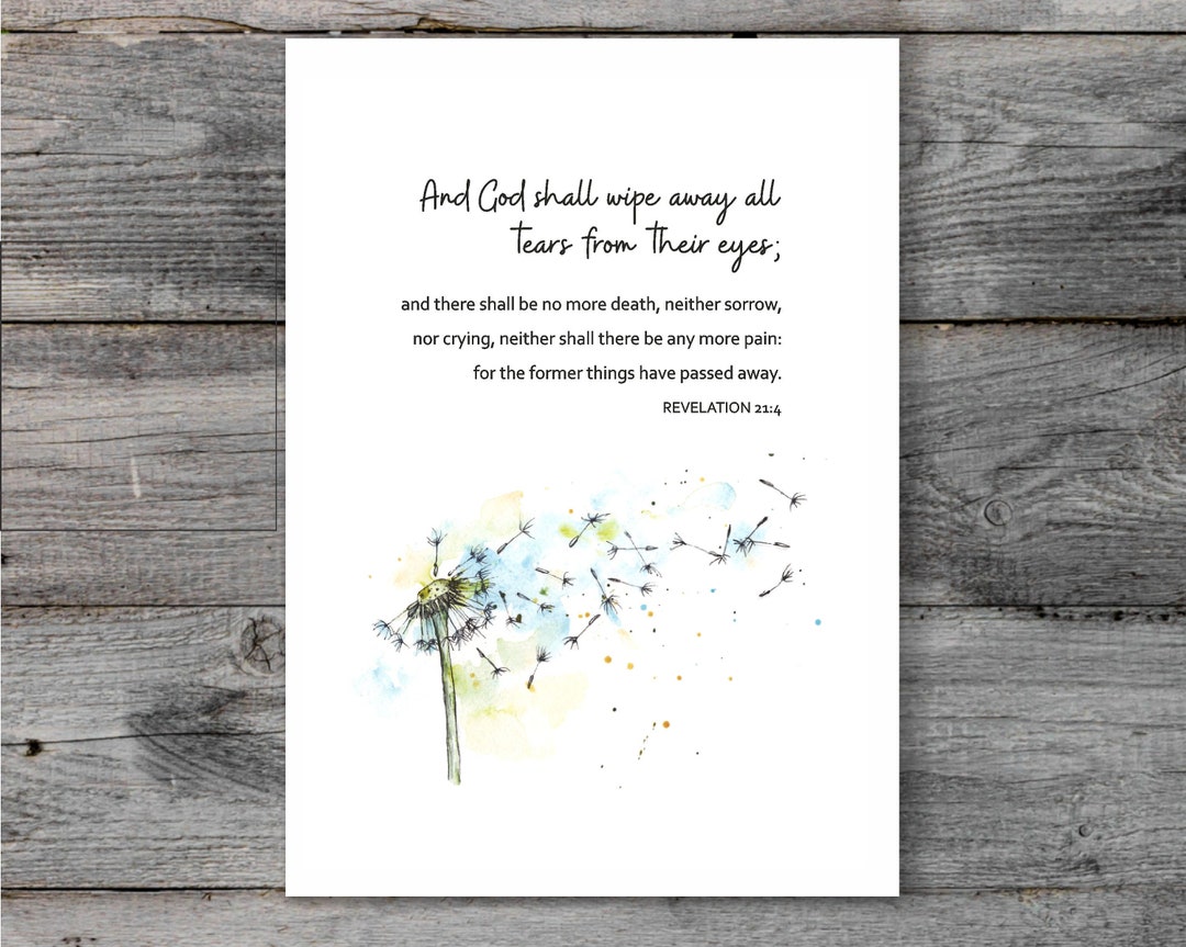 Religious Sympathy Card Christian Sympathy Card Condolence - Etsy