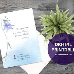 Religious Sympathy Card, Condolence Card, Bible Verse, Sympathy Message ...