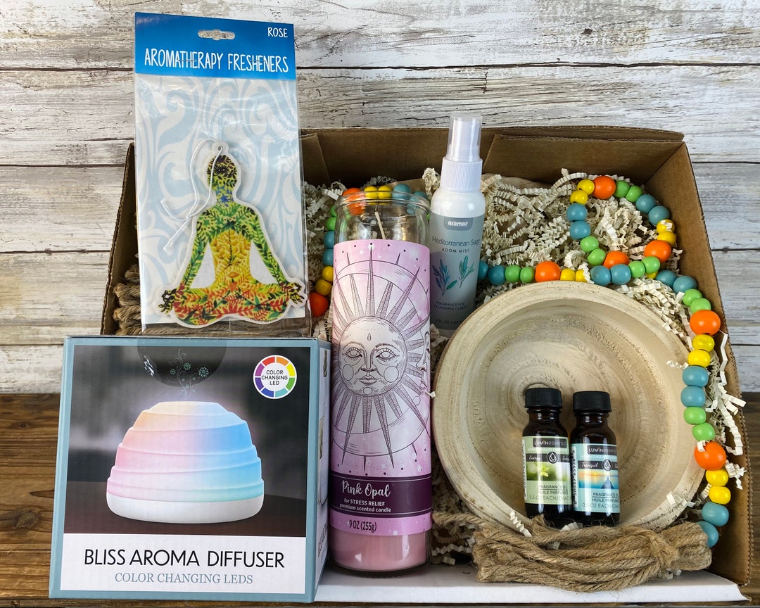 Aroma Therapy Gift Box Diffuser Self Care Gift Decor Beads Dough Bowl ...