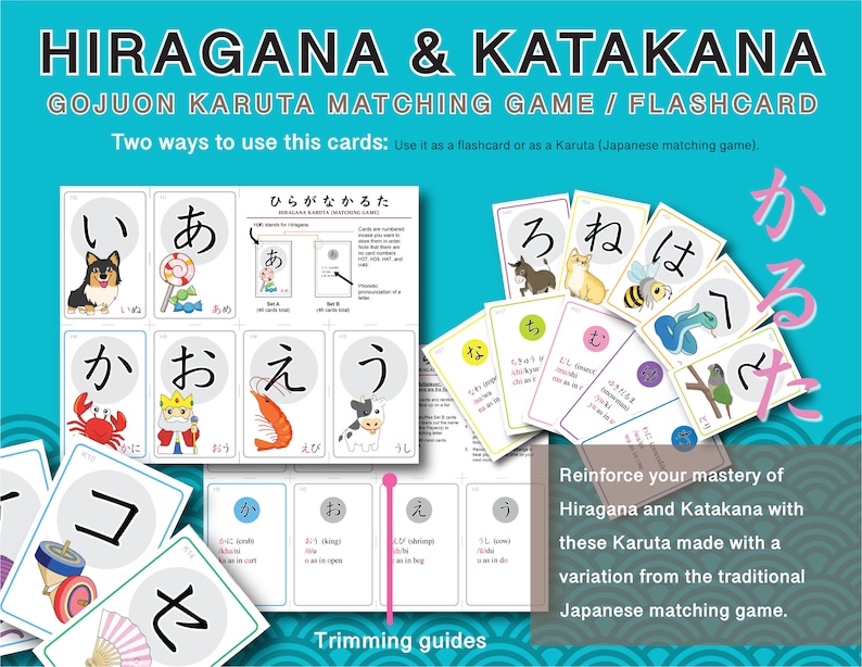Japanese Alphabet Complete Bundle Pack: Hiragana, Katakana, Dakuon ...