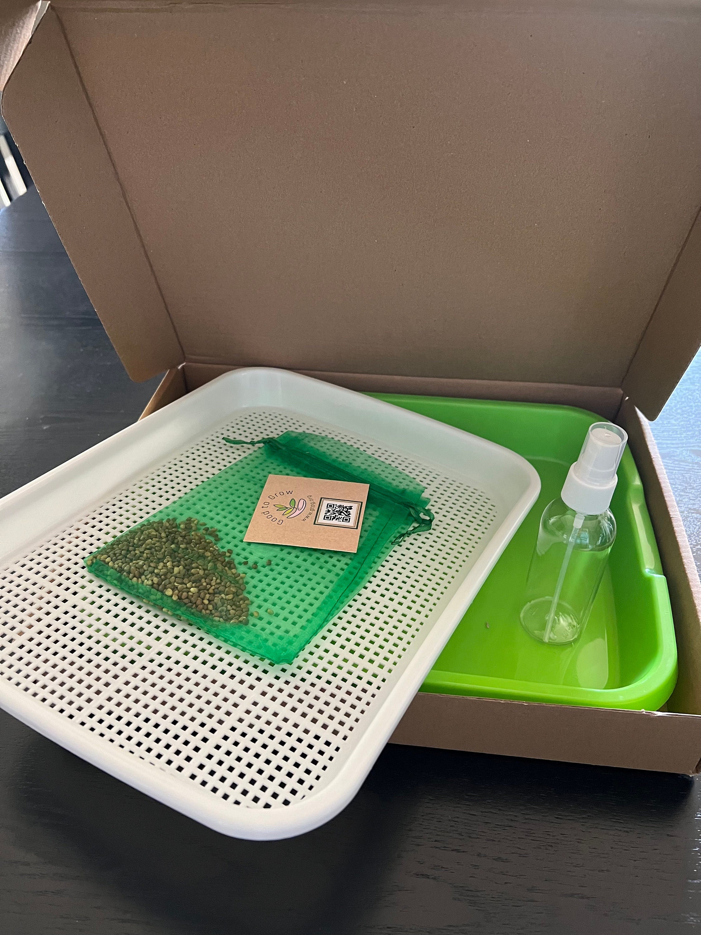 DIY Microgreen Grow Kit - Etsy