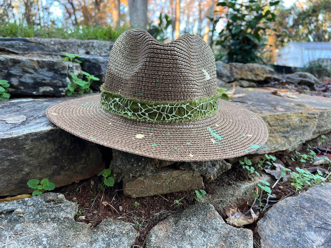 Upinashez Tree Hugger Painted Hat Boho - Etsy