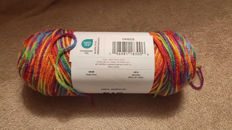 Big Twist Value Yarn 4.3oz Individual Skein SMOKE FREE HOME A Through R ...