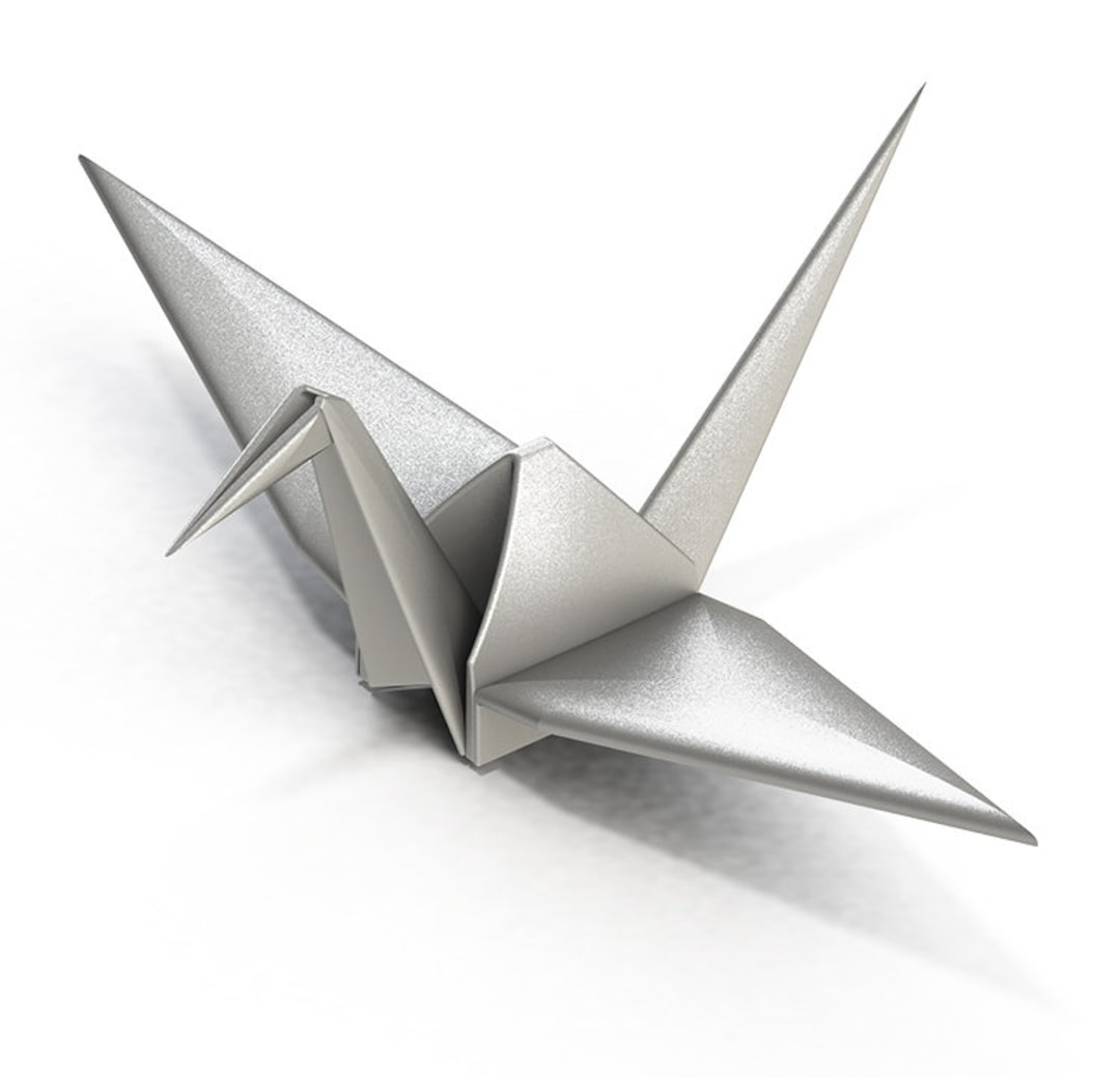Japanese Origami Crane (tsuru), Digital Printing, Digital Download ...