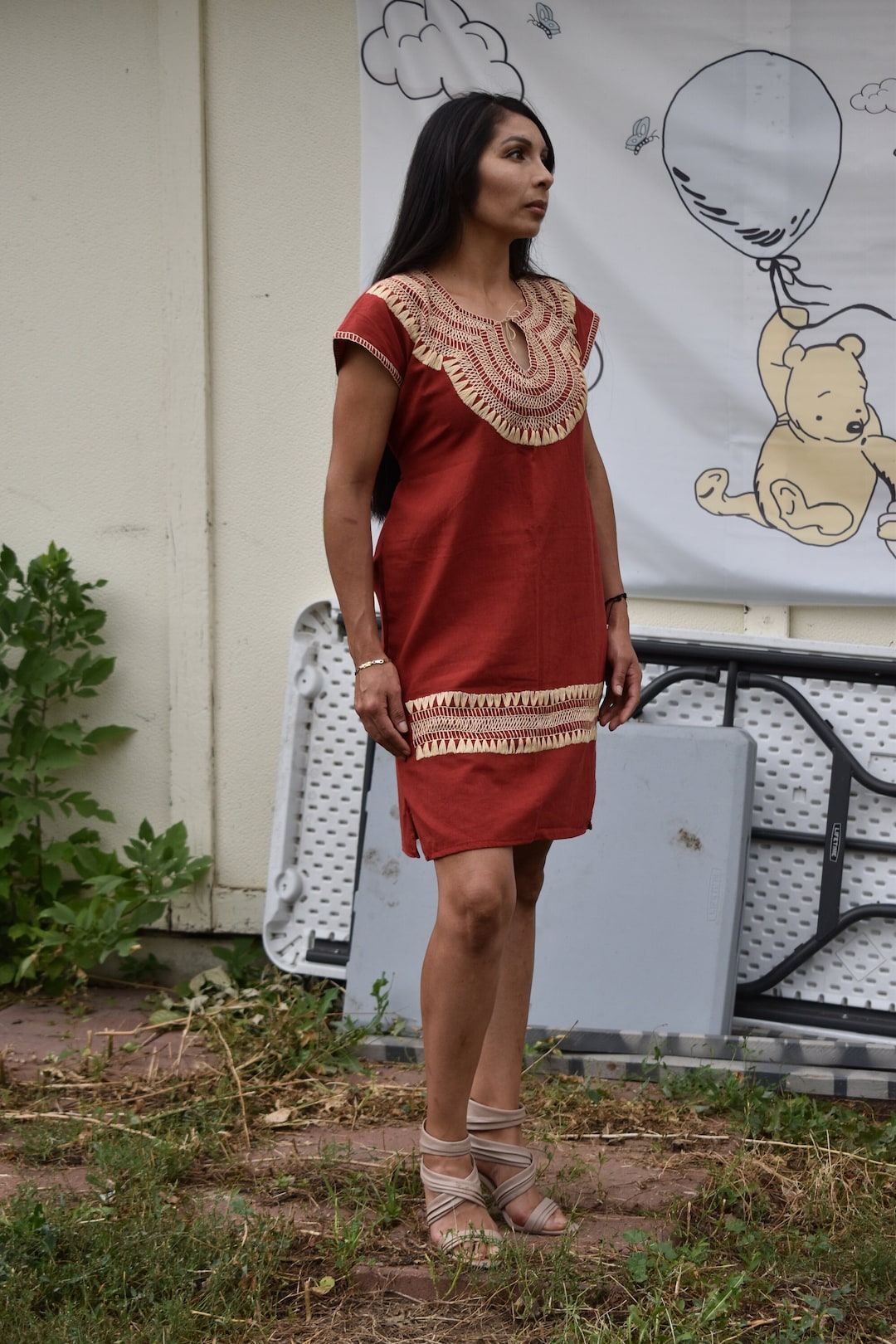 Vestido Artesanal De Manta/ Artesanal Dress Made of Manta - Etsy