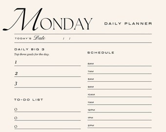 Monthly Digital Planner Planner Notepad Daily Journal iPad - Etsy