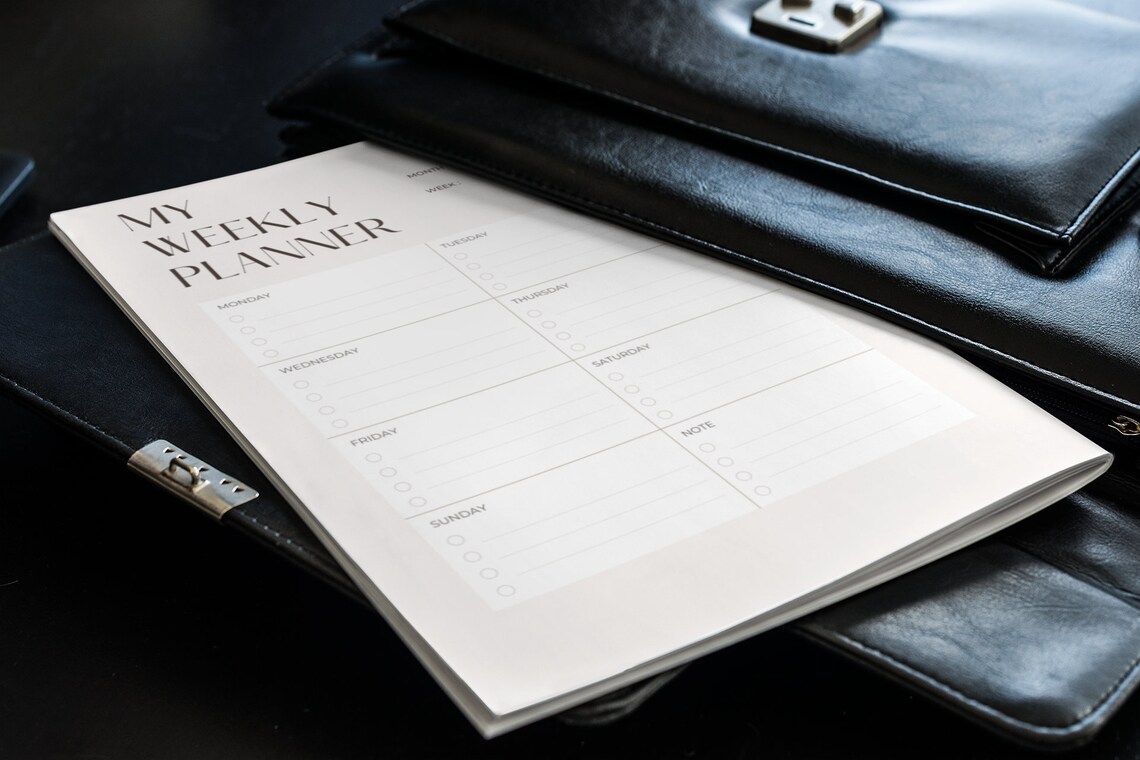 Weekly Digital Planner, Planner Notepad, Daily Journal, iPad Planner ...