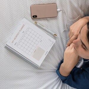 Monthly Digital Planner, Planner Notepad, Daily Journal, iPad Planner ...