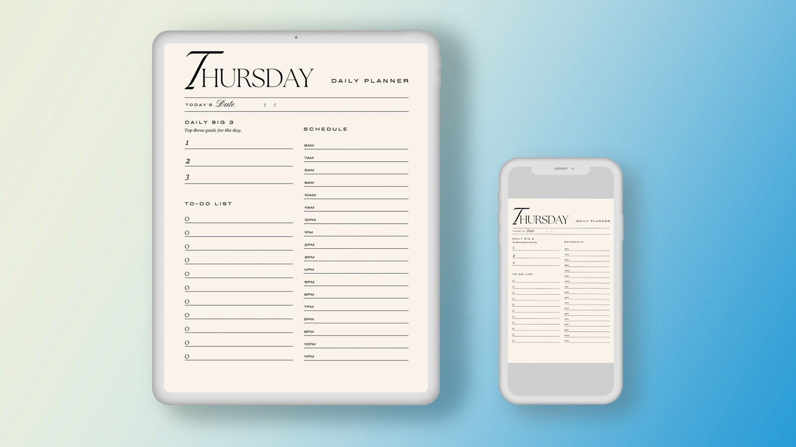 Weekly Digital Planner, Planner Notepad, Daily Journal, iPad Planner ...
