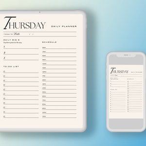 Weekly Digital Planner, Planner Notepad, Daily Journal, iPad Planner ...