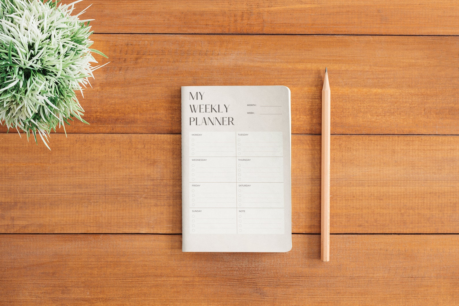Weekly Digital Planner, Planner Notepad, Daily Journal, iPad Planner ...