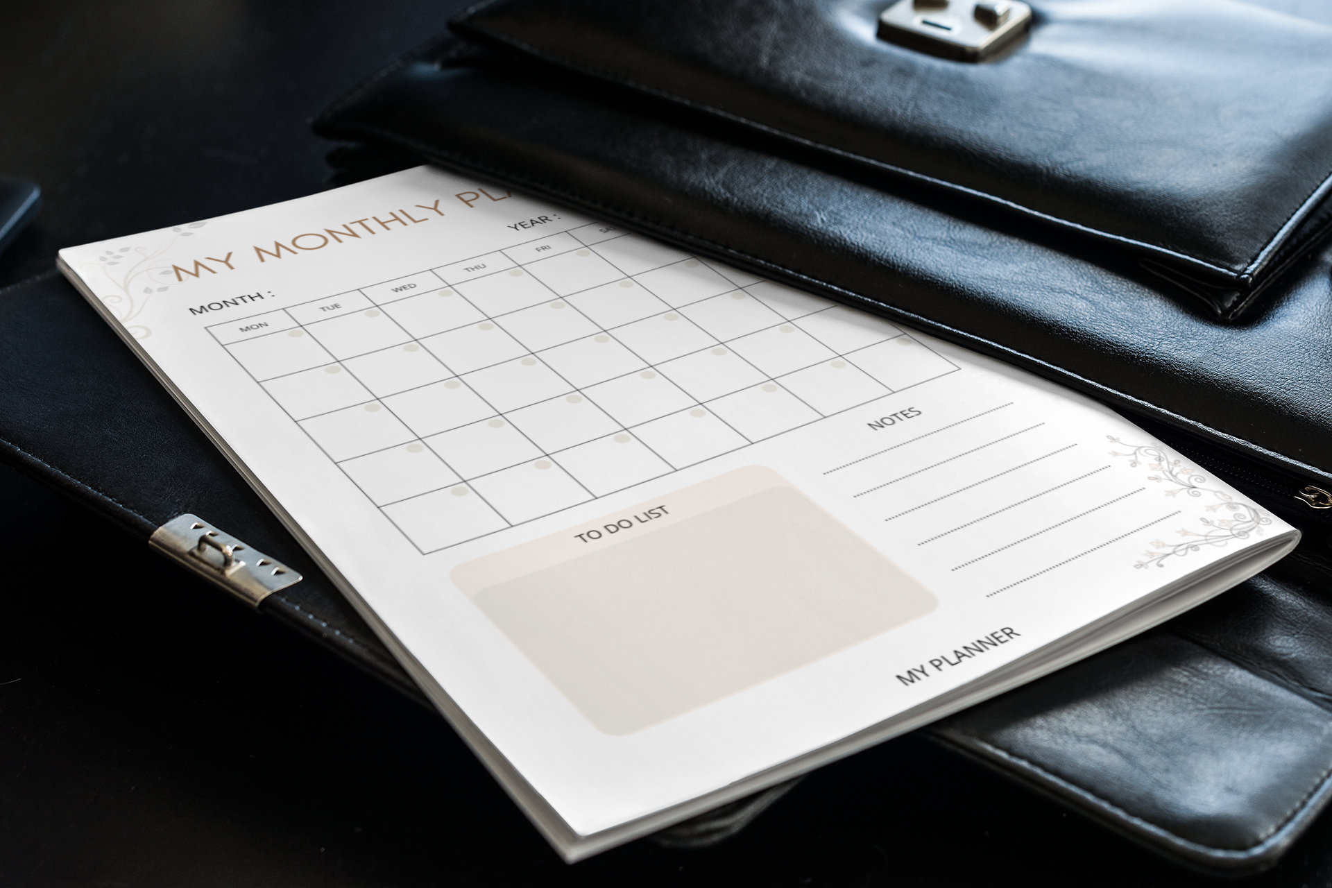 Monthly Digital Planner Planner Notepad Daily Journal iPad - Etsy