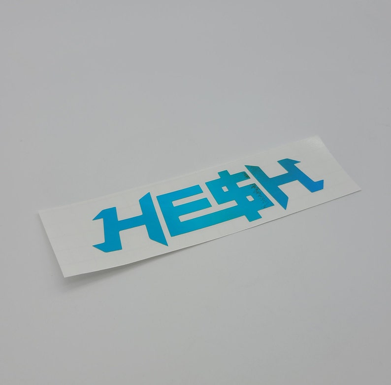 Hesh Vinyl Decal SVG Sticker EDM Dubstep Rave - Etsy