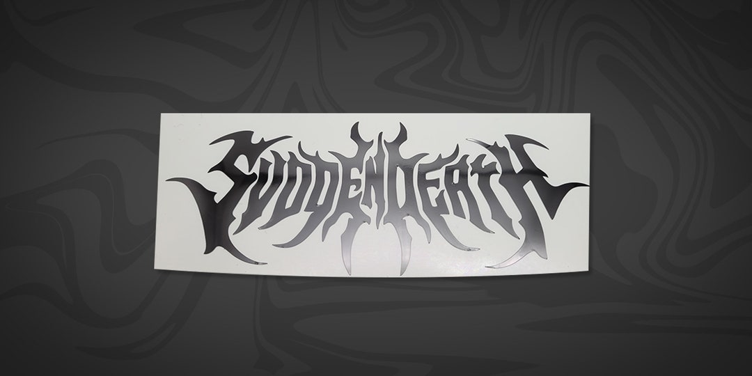 Svdden Death Vinyl Decal, SVG, Sticker EDM, Dubstep, Rave - Etsy