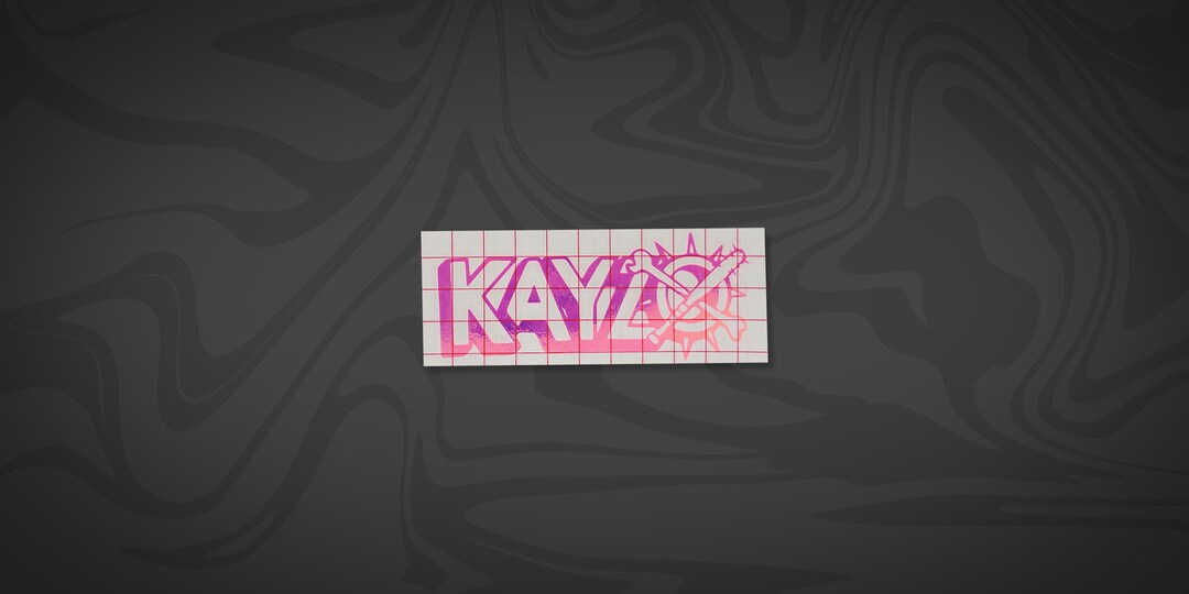 Kayzo | Vinyl Decal, SVG, Sticker | EDM, Dubstep, Rave - Etsy