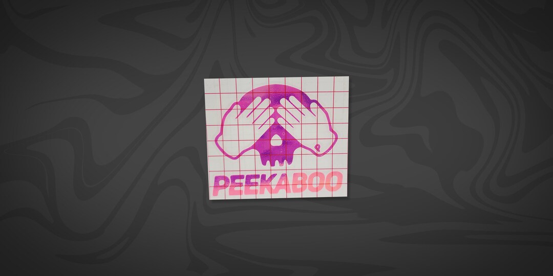 Peekaboo | Vinyl Decal, SVG, Sticker | EDM, Dubstep, Rave - Etsy