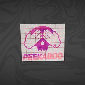 Peekaboo | Vinyl Decal, SVG, Sticker | EDM, Dubstep, Rave - Etsy