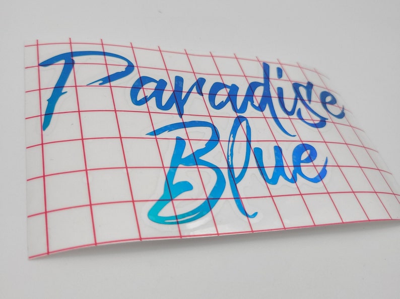 Paradise Blue Vinyl Decal SVG Sticker EDM Dubstep Rave - Etsy