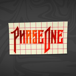 Phaseone Vinyl Decal SVG Sticker EDM Dubstep Rave - Etsy