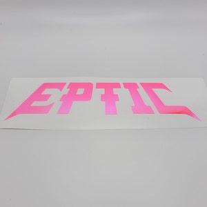 Eptic | Vinyl Decal, SVG, Sticker | EDM, Dubstep, Rave - Etsy