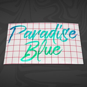 Paradise Blue | Vinyl Decal, SVG, Sticker | EDM, Dubstep, Rave - Etsy