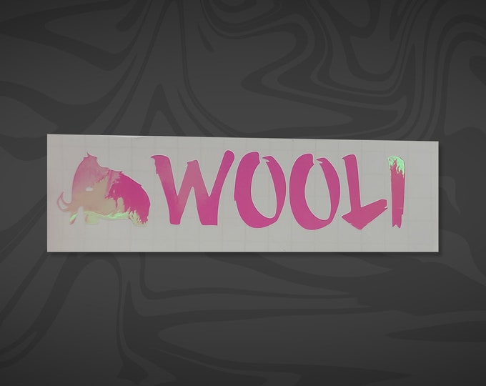 Wooli Name Logo | Vinyl Decal, SVG, Sticker | EDM, Dubstep, Rave - Etsy