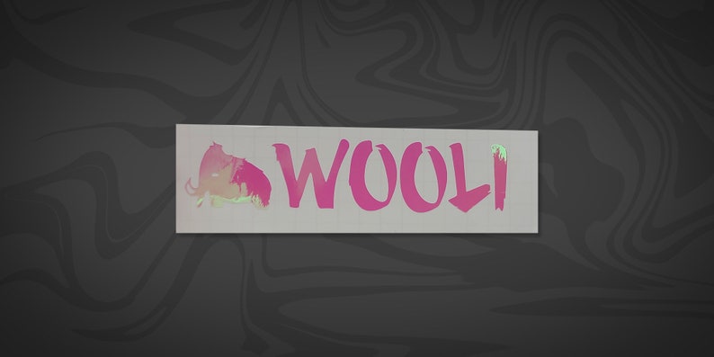 Wooli Name Logo Vinyl Decal SVG Sticker EDM Dubstep - Etsy