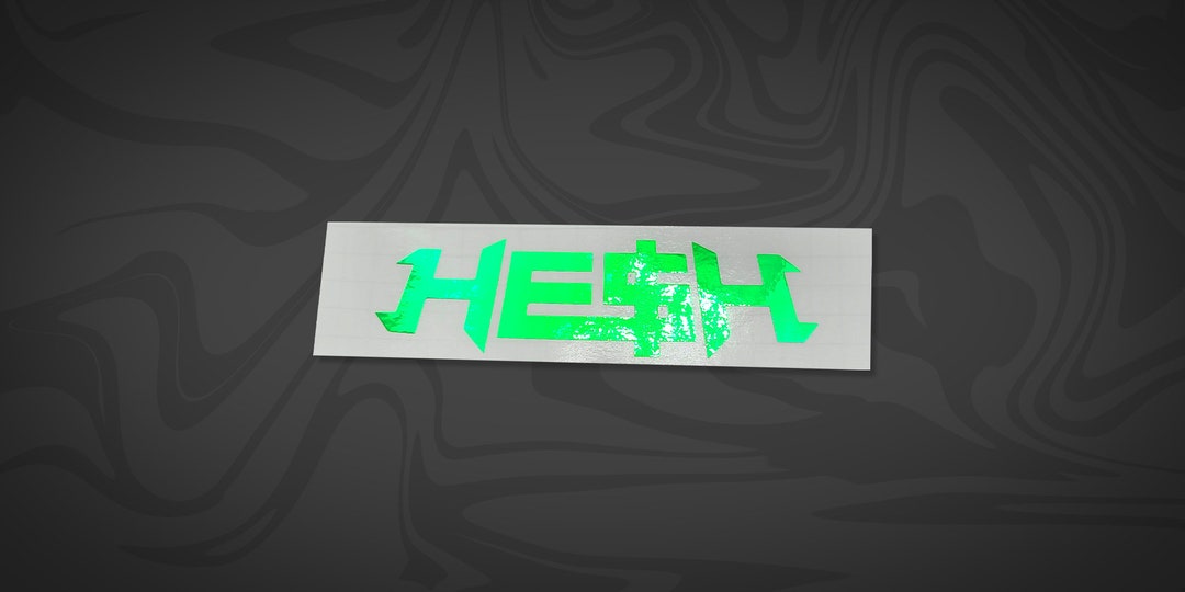 Hesh Vinyl Decal SVG Sticker EDM Dubstep Rave - Etsy