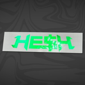 Hesh Vinyl Decal SVG Sticker EDM Dubstep Rave - Etsy