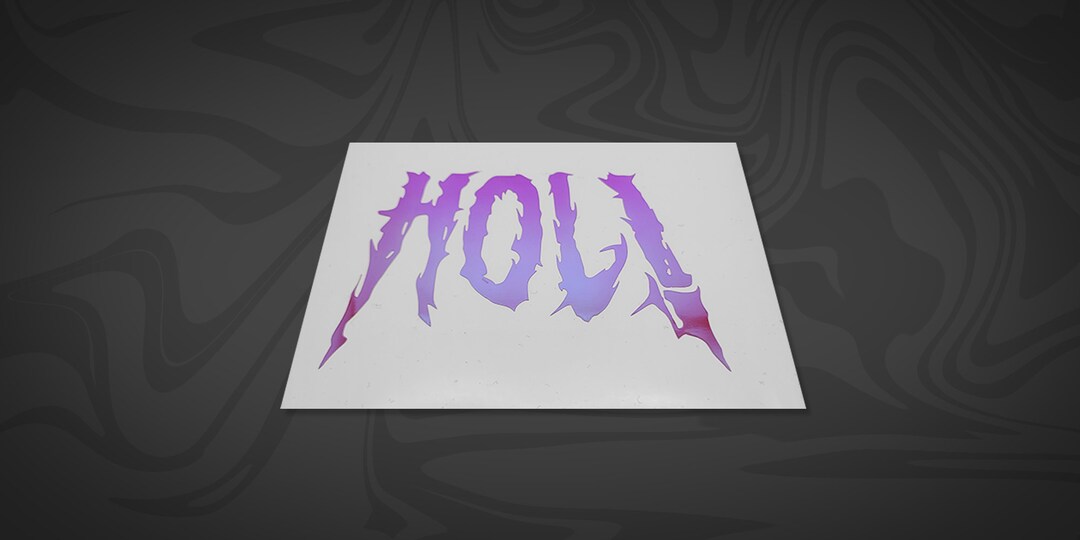 Hol! - Vinyl Decal, SVG, Sticker | EDM, Dubstep, Rave - Etsy