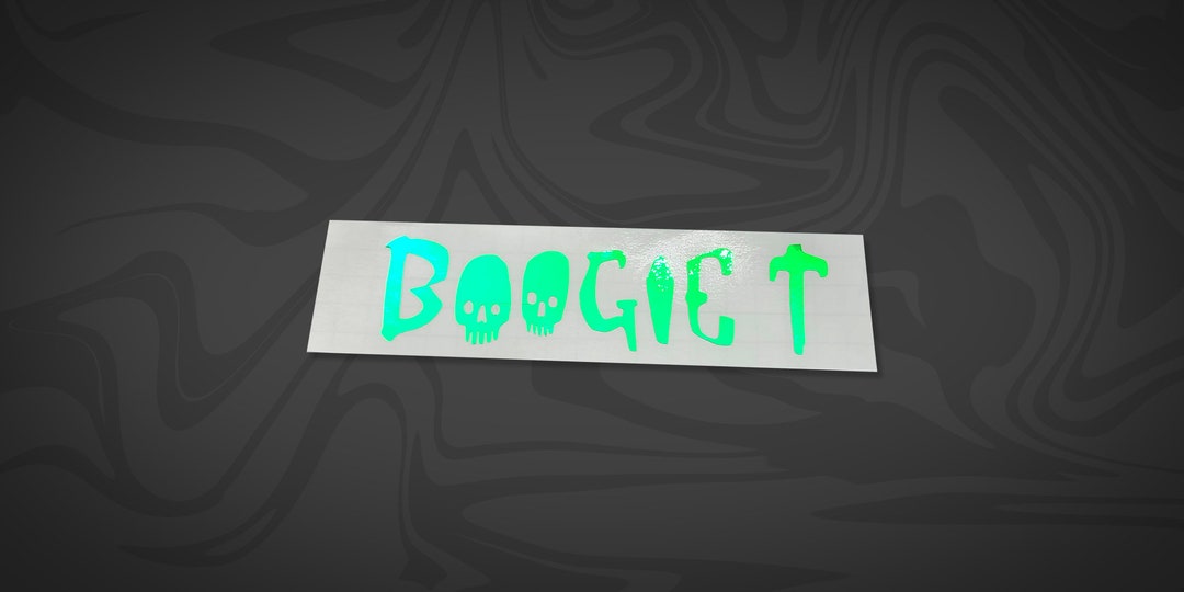 Boogie T | Vinyl Decal, SVG, Sticker | EDM, Dubstep, Rave - Etsy