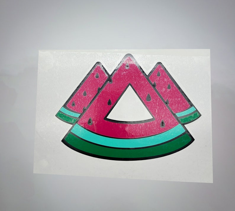 Layered Watermelon Wakaan Vinyl Decal SVG Sticker EDM - Etsy