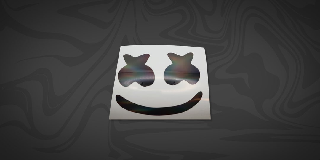 Marshmello Vinyl Decal, SVG, Sticker EDM, Dubstep, Rave - Etsy